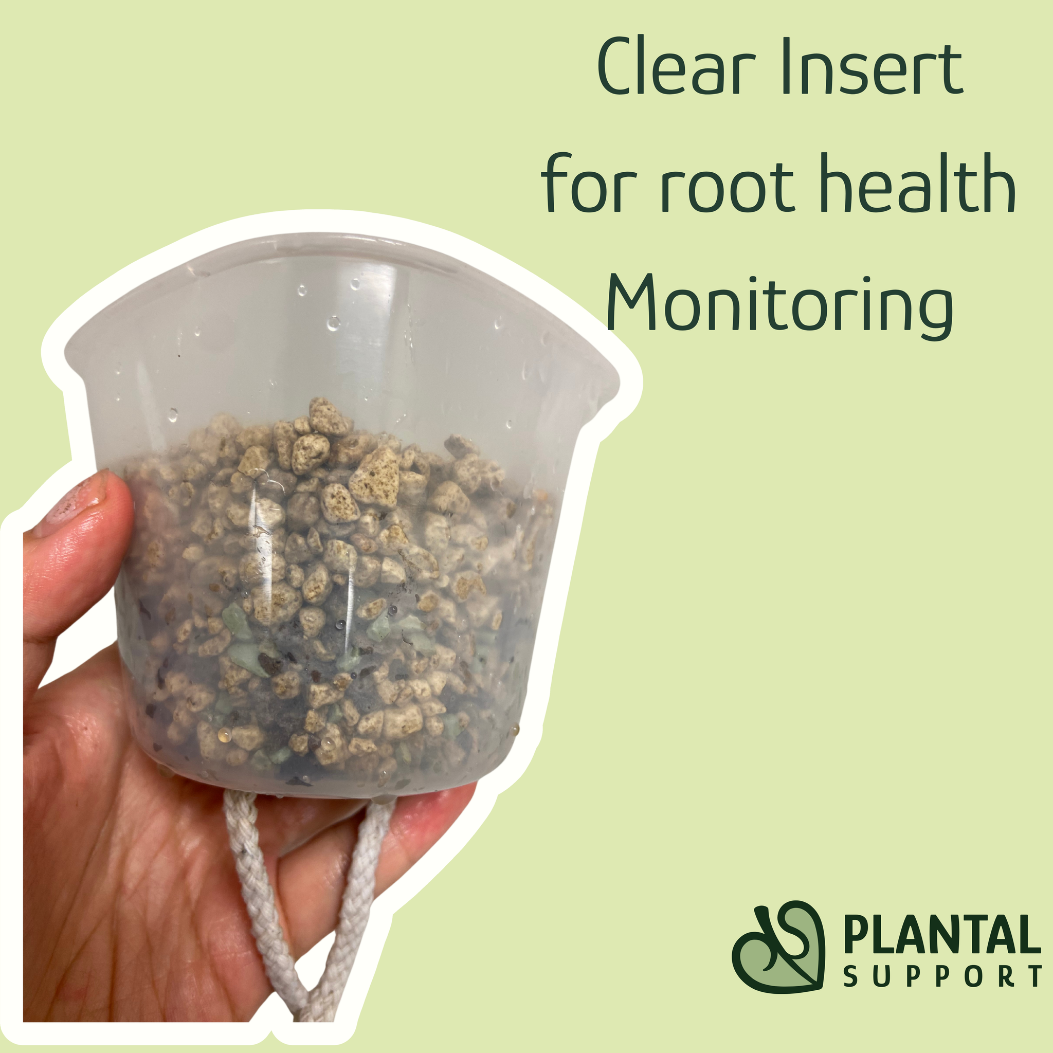 Self-watering Pot with Water Monitor Window – Plantal Support INC